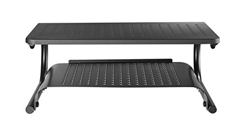 Buy Rife Monitor Stand Riser with Vented Metal Base, 2 Tier Desk ...