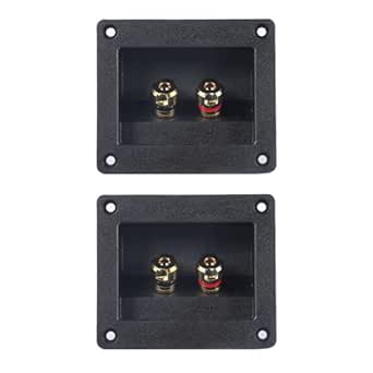 2Pcs Terminals Cup Connectors Part Express Spring Double Binding Posts ...