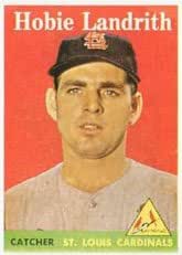 Amazon.com: 1958 Topps Regular (Baseball) Card# 24 Hobie Landrith wl of ...