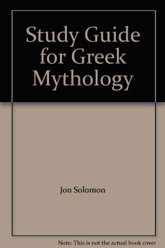 Study Guide for Greek Mythology: Jon Solomon: 9780828114561: Amazon.com ...