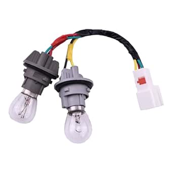 Amazon.com: Demfec Rear Tail Light Bulb Socket and Wire Harness ...