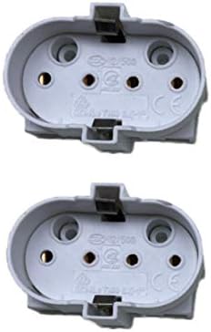 EZ-FIT 2PCS 2G11 4-Pin CFL/LED Socket Base Holder - CE RoHS - Amazon.com