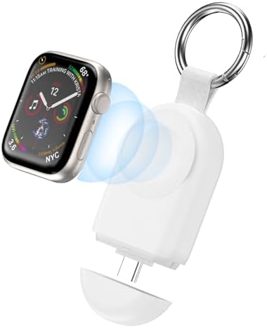 Amazon.com: Mini Portable Wireless Charger for Apple Watch,1600mAh ...