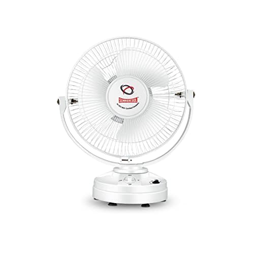 Buy SUMMERCOOL Table Fan for Home and Kitchen Oscillating 400mm/12 Inch ...
