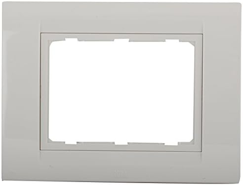 ANCHOR Polycarbonate Roma 3 Module Tresa Plate (Standard Size, White ...