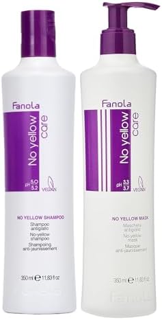 Amazon.com : Fanola No Yellow Shampoo Bundle with No Yellow Mask ...