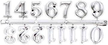 Clock Numerals Set Wall Numbers Hands Replacement Part Arabic Roman ...