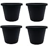 Amazon.com : The HC Companies 7 inch Round Classic Planter - Small ...