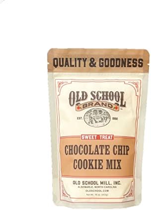 Amazon.com : Old School Brand Chocolate Chip Cookie Mix - 16 oz Package ...