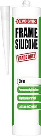 Evo-Stik Frame Silicone Sealant, Ideal for Door and Window Frames ...