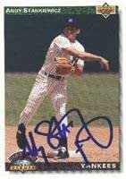 Amazon.com: Andy Stankiewicz New York Yankees 1992 Upper Deck Diamond ...