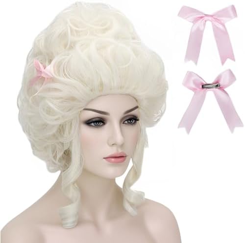Amazon Topcosplay Blonde Short Big Hair Wig Halloween Costume
