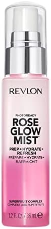 Amazon.com: Revlon PhotoReady Rose Glow Mist Face Primer, Prep, Hydrate ...