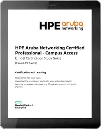 Amazon.com: HPE Aruba Networking Certified Professional - Campus Access ...