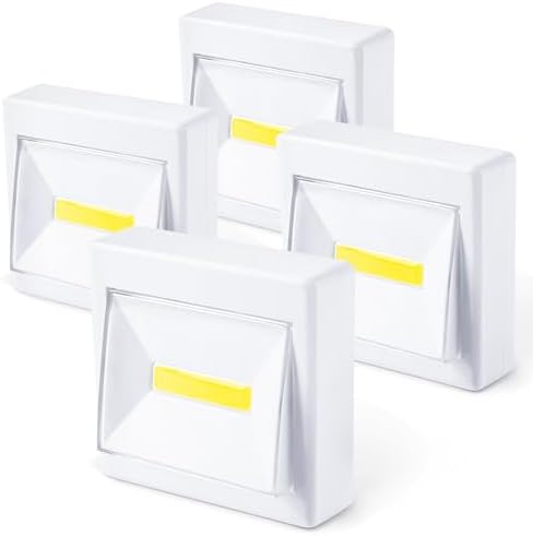 TBTeek Closet Light, Super Bright, Battery Operated, Stick Anywhere ...