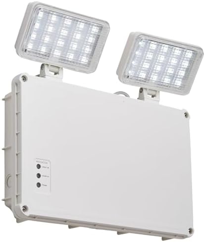 IP65 LED Twin Spot 3hr Emergency Non-Maintained Self Test Frog Light ...