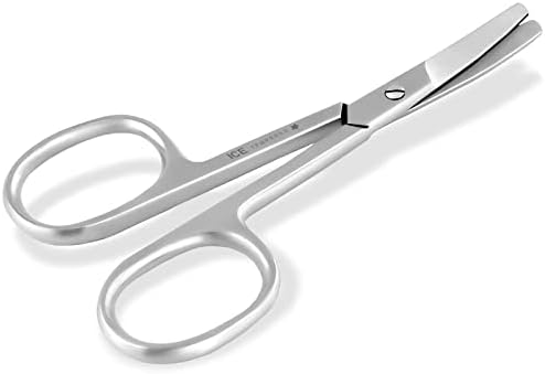 Baby Scissors with Sharp Curved Blade and Stainless Steel Rounded Tips ...