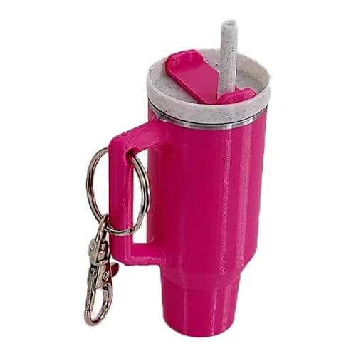 Amazon.com: Miniature Stanley Tumbler Cup Replica Keychain - 3D Printed ...