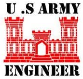 Amazon.com: Military, U.S. Army Engineer, Vinyl Car Decal, Red', 15-by ...