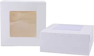 Amazon.com: 30Pcs of White Dim Sum Box with Transparent Window, which ...