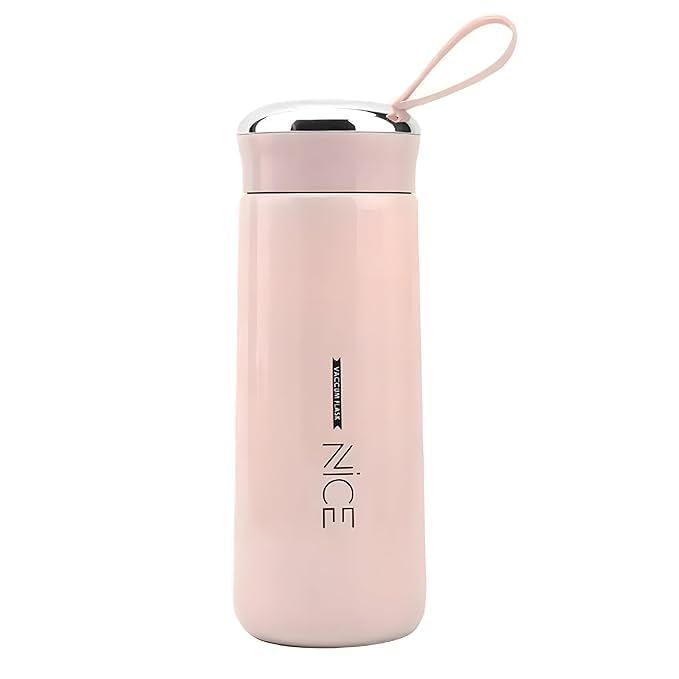 GORULAX Nice Glass Water Bottle - 400ml | Glass Bottle with Cover | Leak Proof | BPA Free | for ...