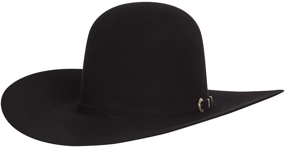 NRS American Hat Company 40X Black Open Crown 4-1/4" Brim Felt Cowboy ...
