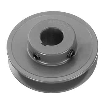 uxcell AK30-3/4 V-Belt Sheave 3/4"Bore 3.05"OD Single Groove Web Sheave ...