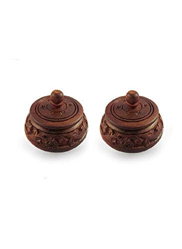 Buy On-Point Small Fancy Traditional Wooden Full Carved shingaar Box ...