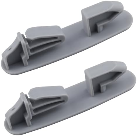 Amazon.com: 2 Pack WP8565925 Dishwasher Dish Rack Track Stop Clip Upper ...