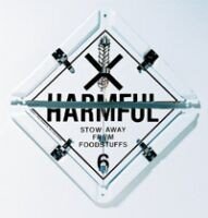 Accuform MPF157 & Placards DOT Flip Placards 15-LEGEND STANDARD FLIP ...