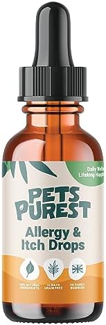 Pets Purest Allergy Aid for Dog, Cat & Pet 50ml - 100% Natural ...