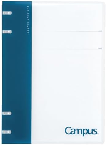 Amazon | コクヨ ルーズリーフ バインダー A5 キャンパス ノートのように使えるバインダー 2×2リング ネイビー ル-NP134DB | ノート | 文房具・オフィス用品