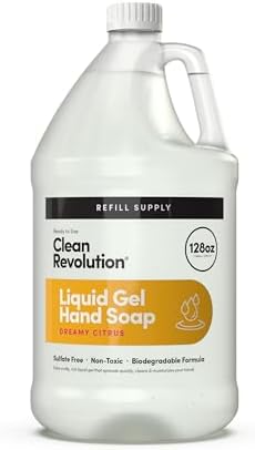 Amazon.com : Clean Revolution Liquid Gel Hand Soap, Silky Rich Liquid ...