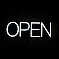 Amazon.com : HiNeon Neon Open Sign 20inx7in LED Open Sign w/ Remote ...