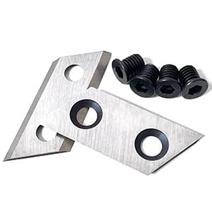 Amazon.com: BOVZOR Double-Sided Wood Chipper Blades Replacement - 2 ...