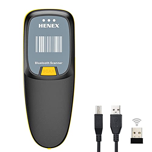 HENEX HC-2000R Mini Bluetooth Barcode Scanner 2D Portable BIS Approved ...