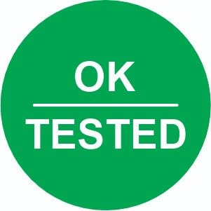 Balaji Marketing Craft Self Adhesive Ok Tested Stickers Round 1 inches ...