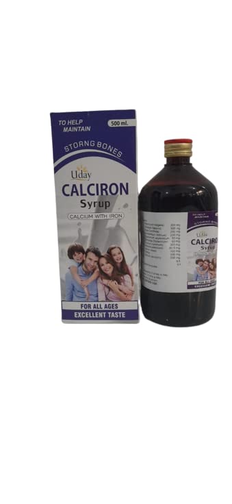 Buy Uday Ayurvedic Pharmacy Calciron Syrup For Strong Bones Online at ...