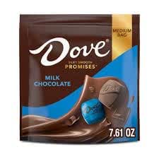 Amazon.com : D0VE Milk Chocolate Promises, Individually Wrapped Candies ...