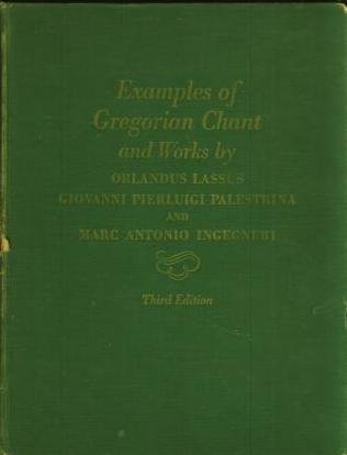 Examples of Gregorian Chant and Works: Music Book Index: Amazon.co.uk ...