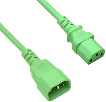 DINIC Kaltgerätekabel C13 Stecker auf C14 Buchse, Kaltgeräte ...