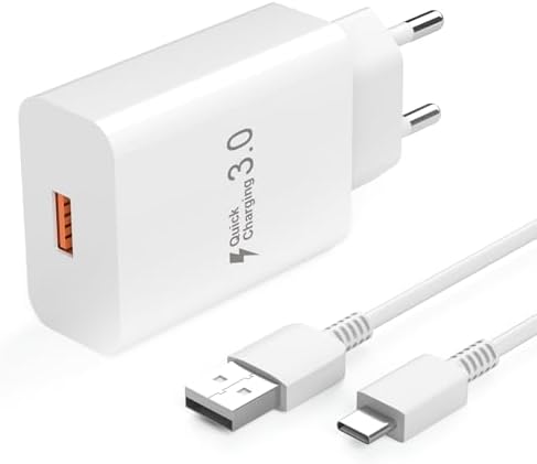 45W Chargeur Rapide avec Câble USB C 1m pour XiaoMi Redmi Note 14 5G 14 ...