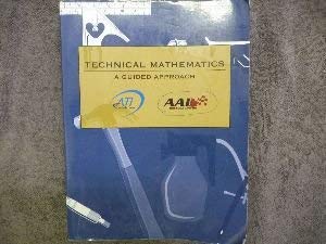 Technical Mathematics a Guided Approach: robert-a-carman: 9780536107169 ...