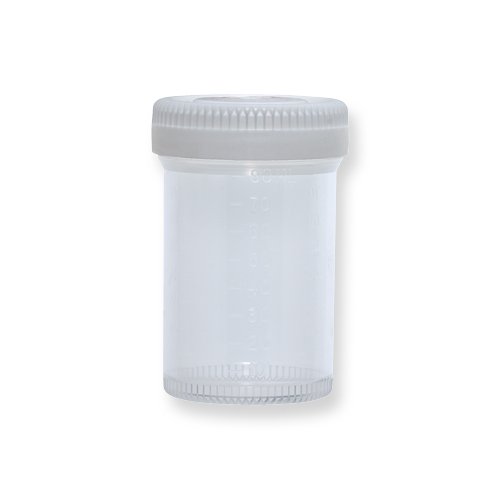 Amazon.com: Qosina 99983 Polypropylene Specimen Container with White ...
