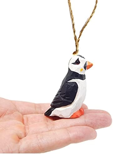 Amazon.com: Cape Shore Poly Resin Kissing Puffin Bird with Gift Hanging ...