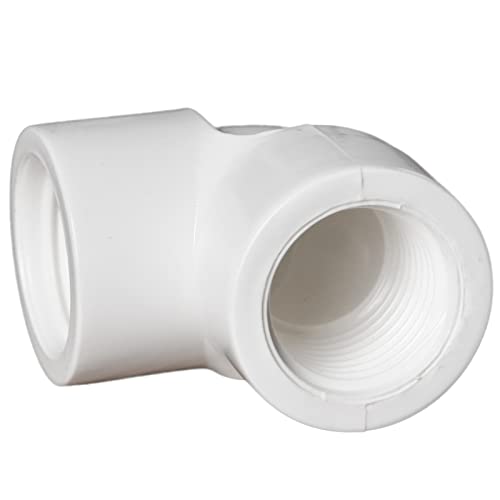 Snapklik.com : FangKingNo 10PCS 1/2 PVC Thread 90 Elbow Coupling
