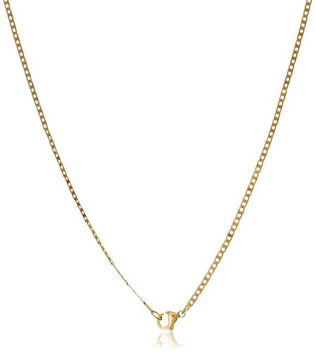 Buy Bentex Golden Coated 18 Inches Long Stainless Steel Chain for Women ...