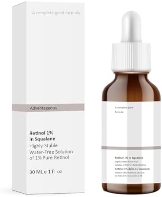 Amazon.com: Retinol 1% in Squalane Serum For Face, 30ML Moisturizing ...
