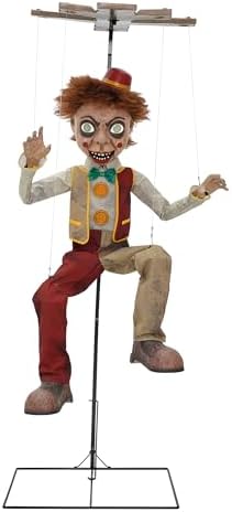 Amazon.com : Spirit Halloween 6 Ft Nibbles The Clown Animatronic ...