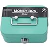 Zankie Steel Cash Box With 2 Keys- Small Cash Money Box With Coin Slot ...